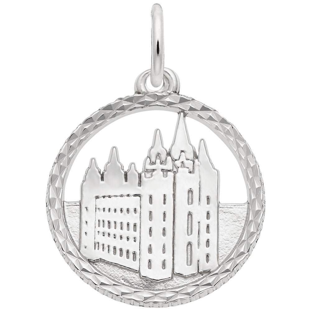 Divine Sterling Silver Charms | Silver Mormon Temple Charm ...