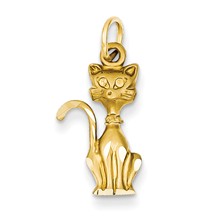 14k Gold Tom Cat Charm | CharmsToTreasure | CharmsToTreasure