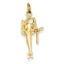14k Gold 3-D Helicopter Charm | CharmsToTreasure | CharmsToTreasure