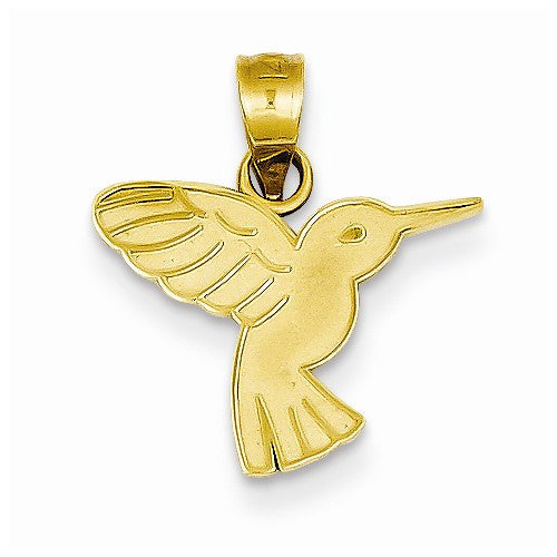 14k Gold Hummingbird pendant, Lovely Pendants for Necklace ...