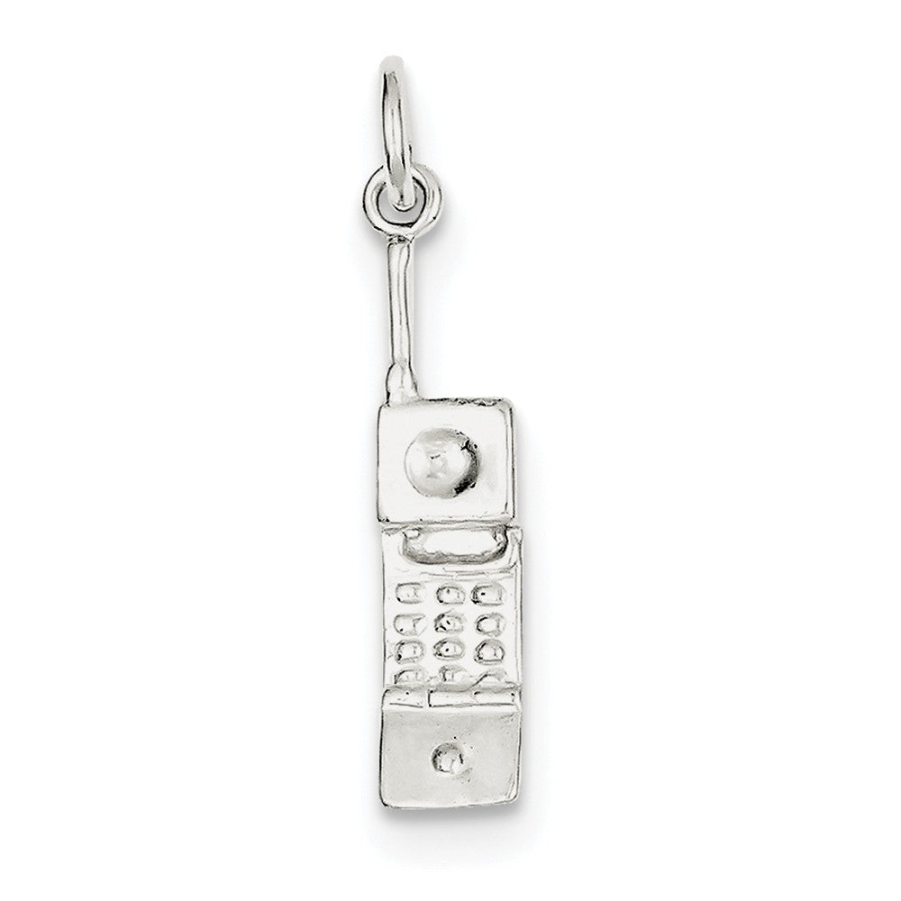 Sterling Silver Cell Phone Charm | CharmsToTreasure | CharmsToTreasure