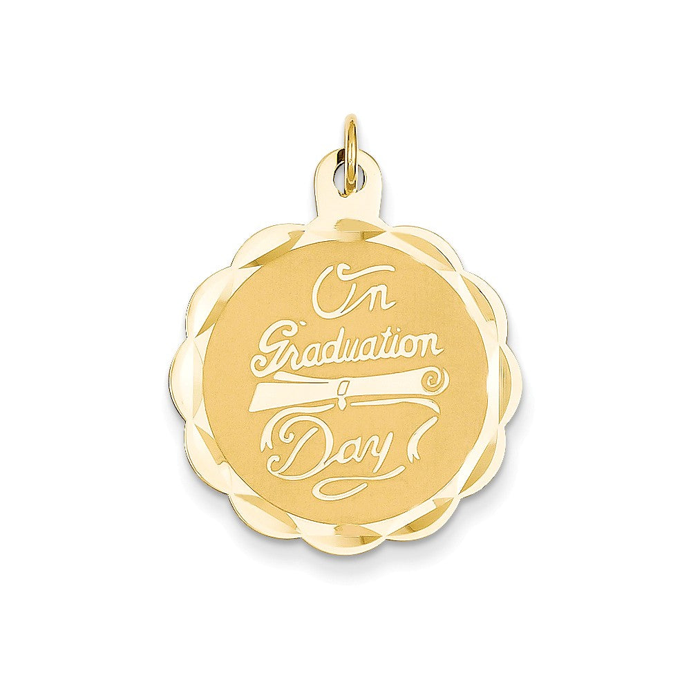 14k Gold Graduation Day with Diploma Charm | CharmsToTreasure ...